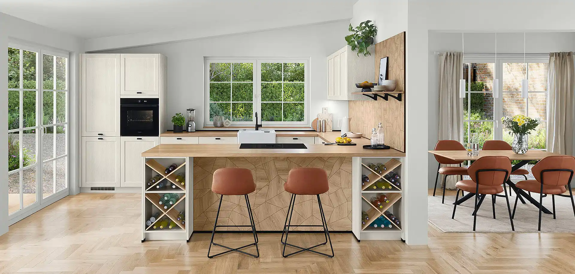 Configurare mobila bucatarie cu electrocasnice incorporate